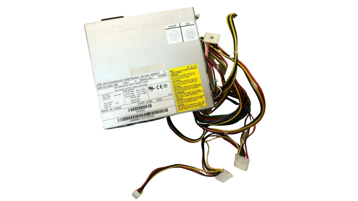 Liteon PS-5241-6F power supply – Techno Group Lithuania